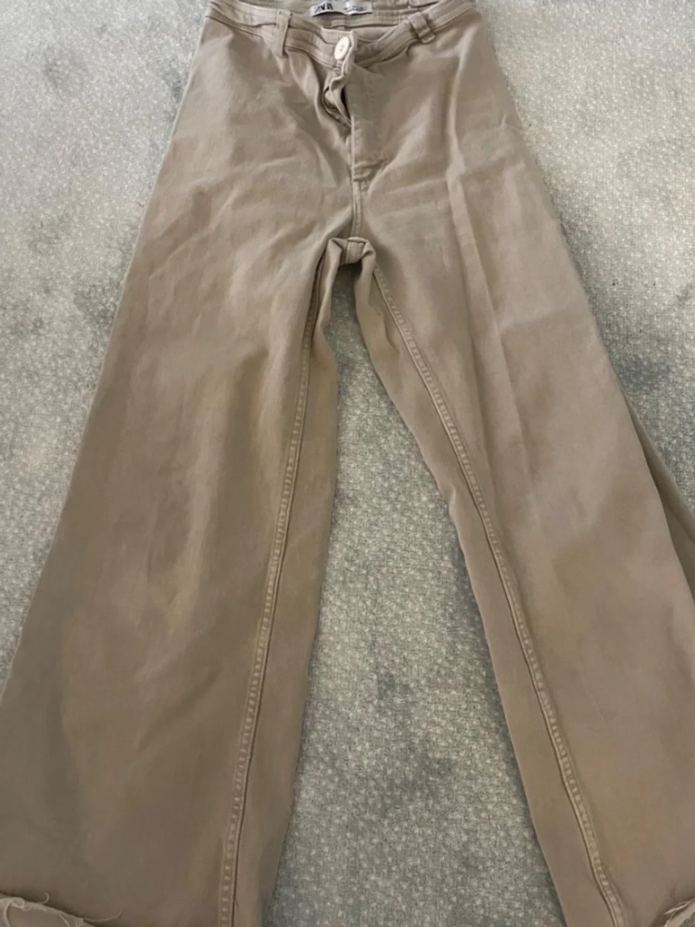 Zara | Jeans | Tan Zara High Waisted Jeans Size 2 | Poshmark